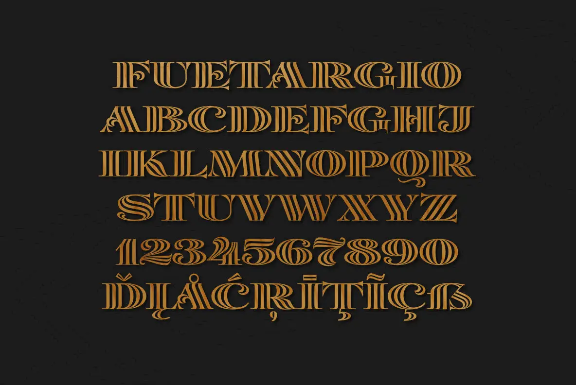 Fuetargio Font - YouWorkForThem