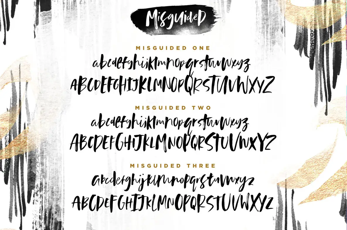 Misguided Font - YouWorkForThem