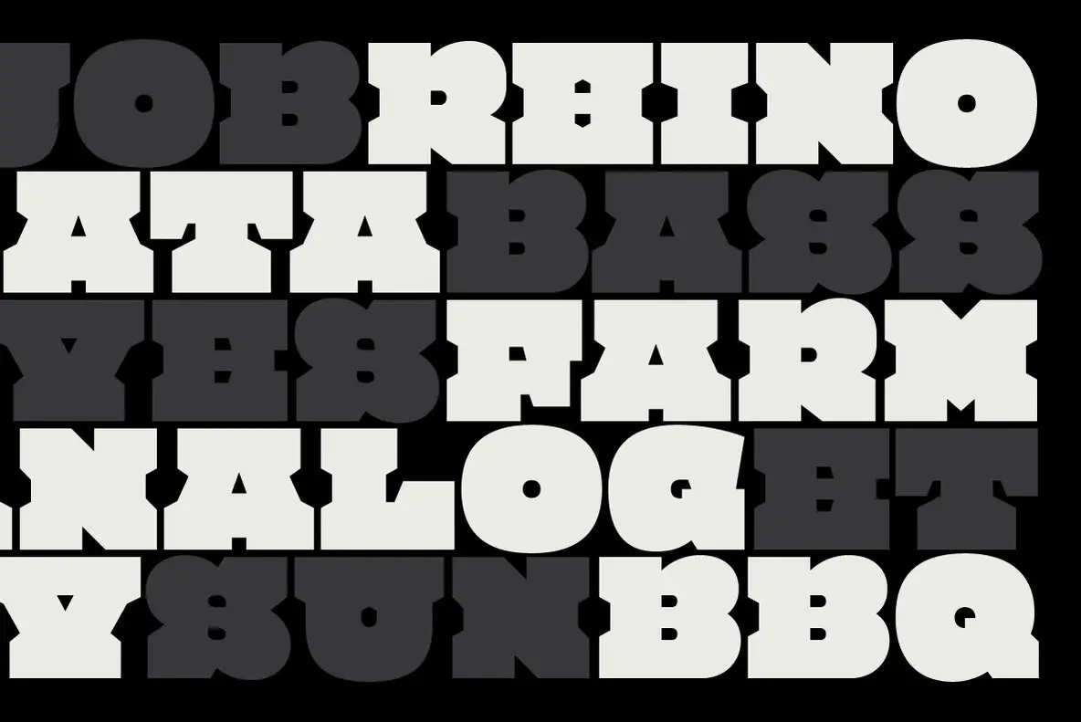 Blak Slab Font - YouWorkForThem