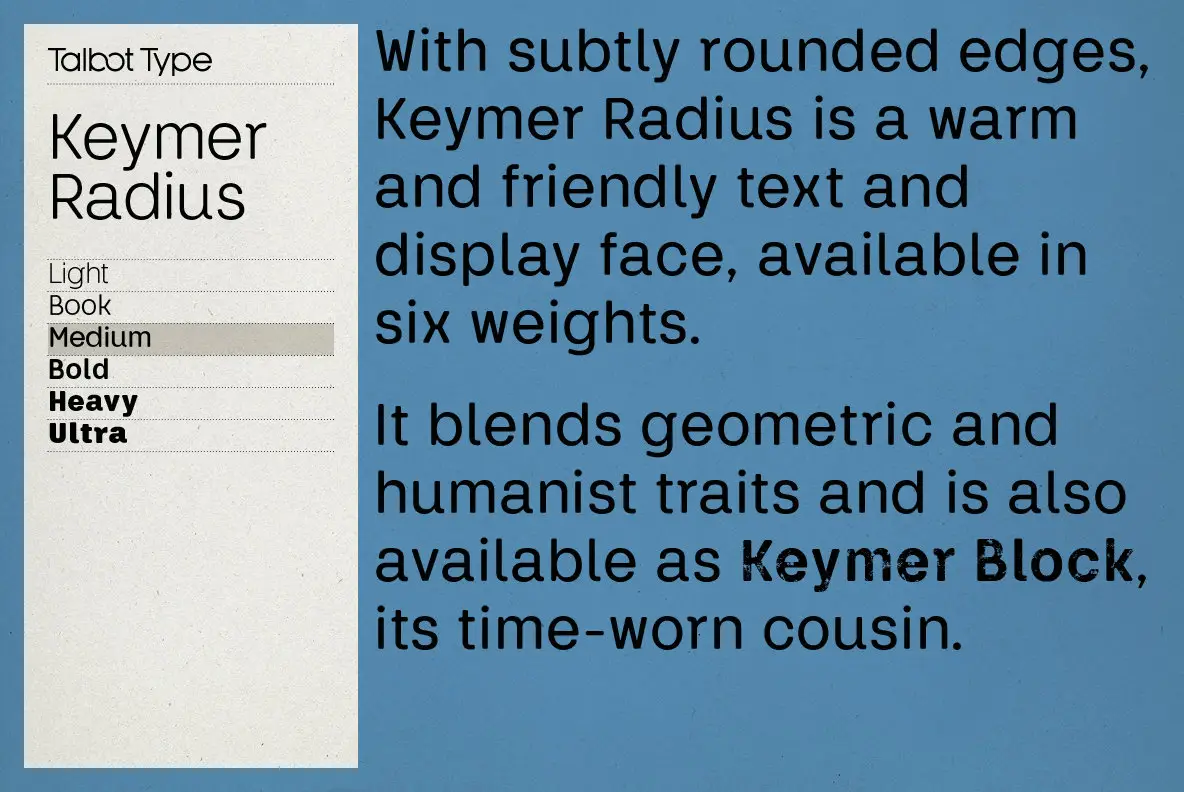 Keymer Radius Font - FontPath