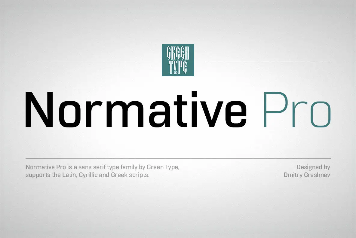 Normative Pro Font - YouWorkForThem