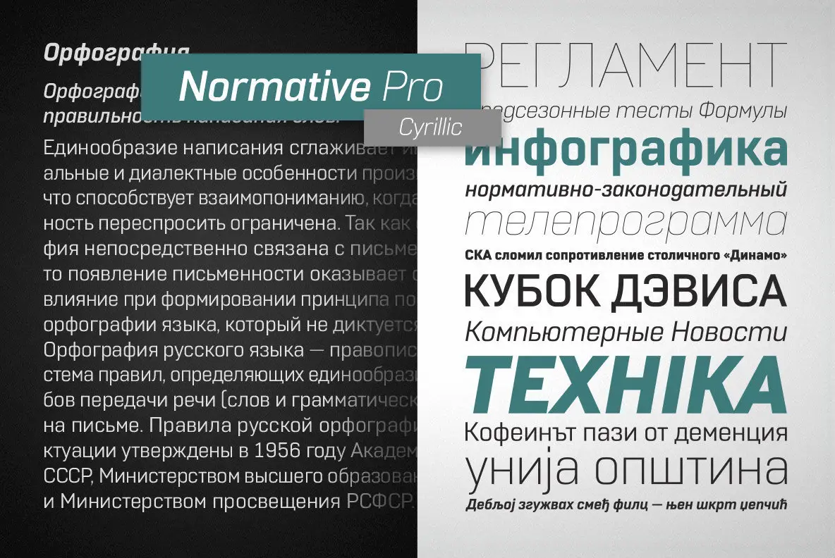 Normative Pro Font - FontPath
