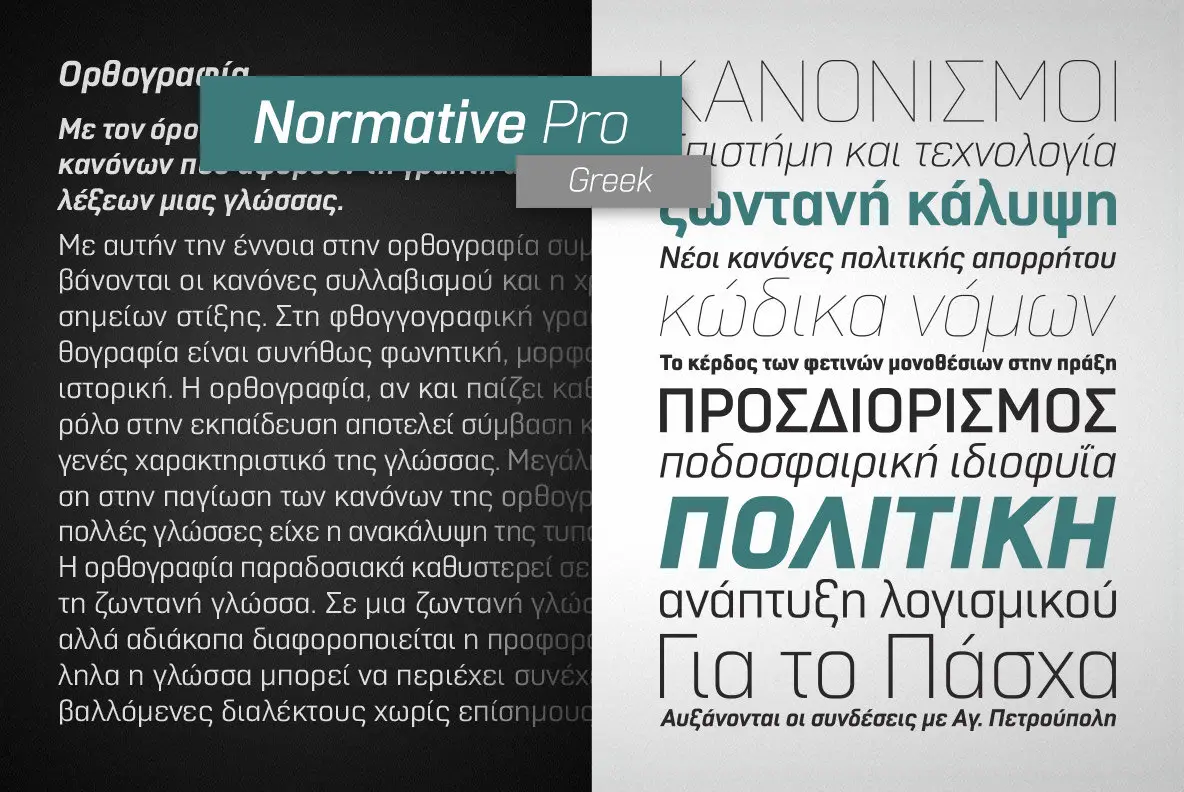 Normative Pro Font - FontPath