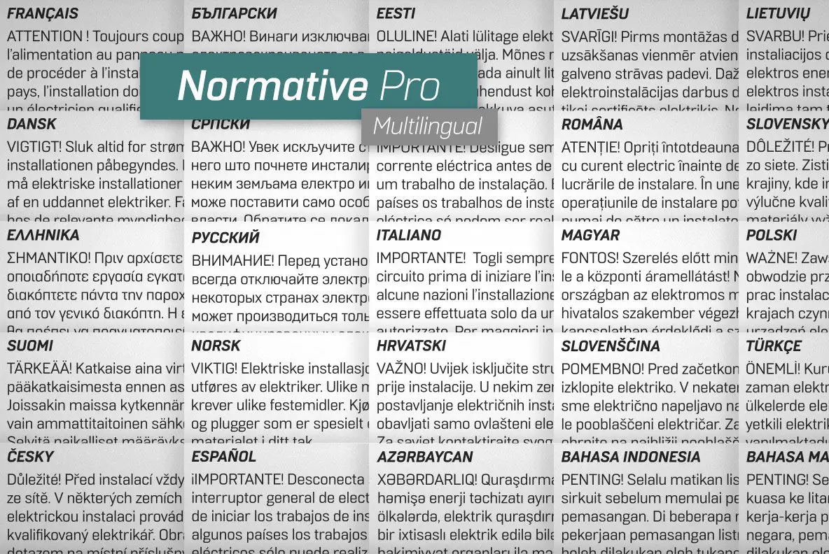 Normative Pro Font - FontPath