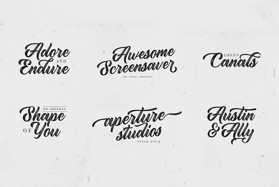 Rustling Trees Font - YouWorkForThem