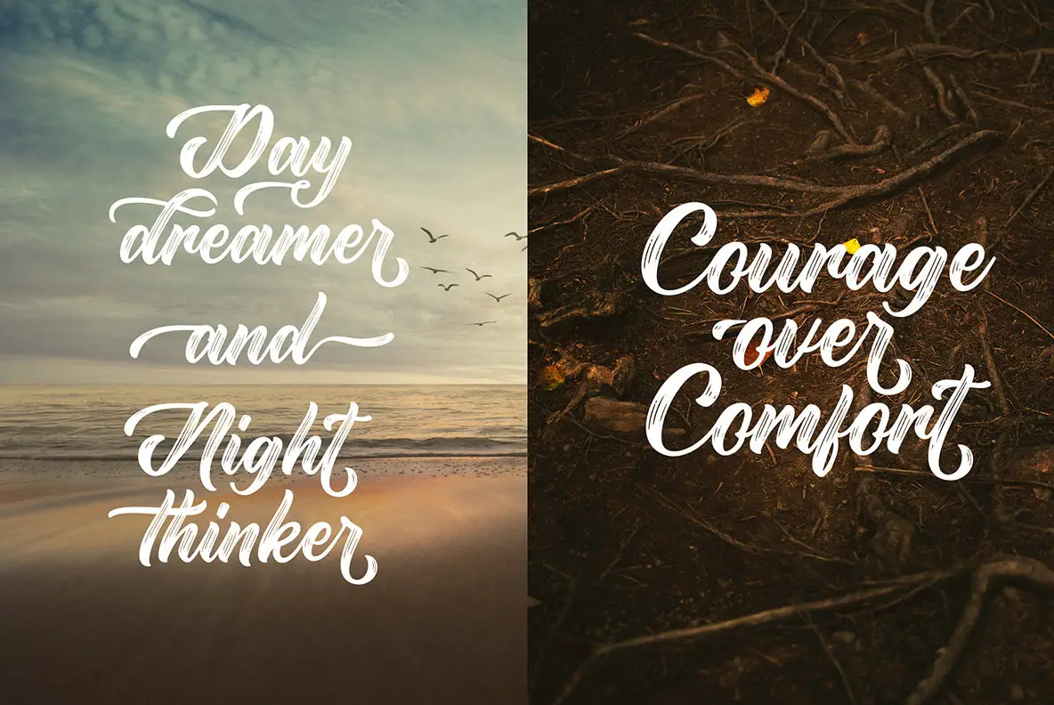 Rustling Trees Font - YouWorkForThem