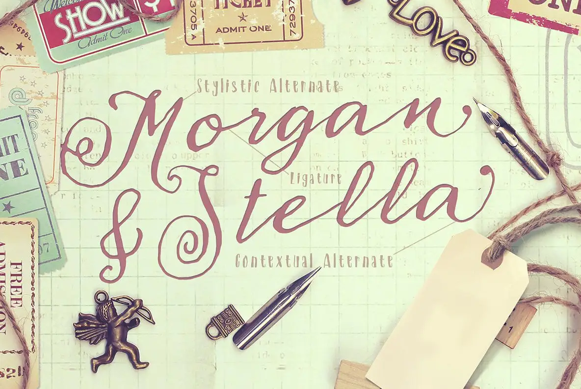 The Bride and The Groom Font - FontPath