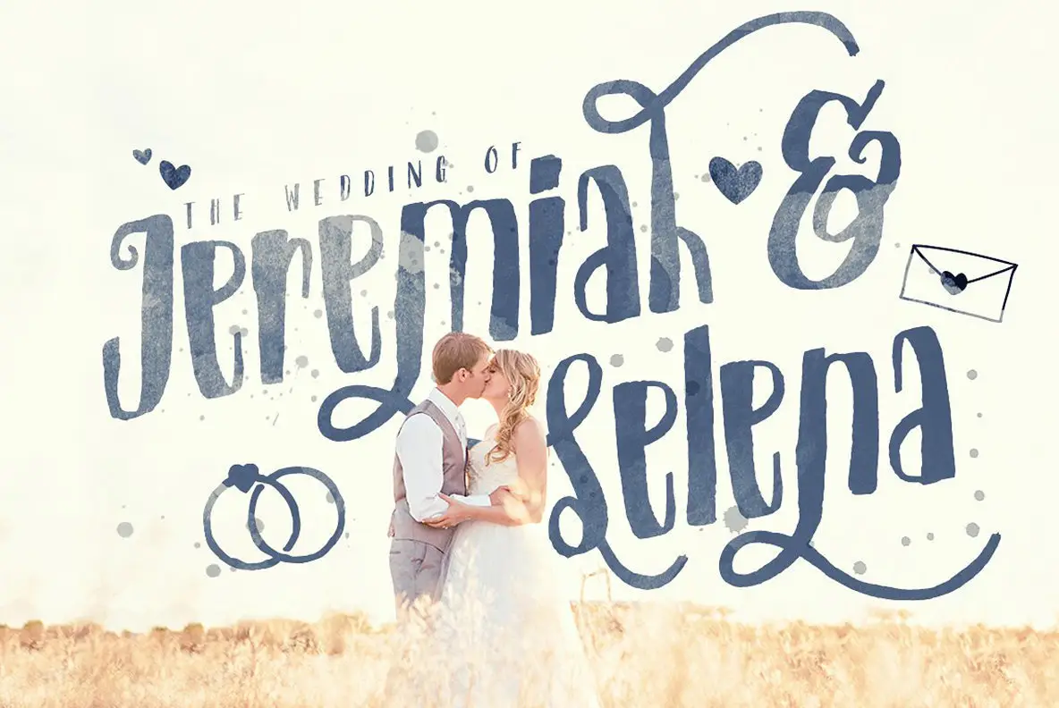 The Bride and The Groom Font - FontPath