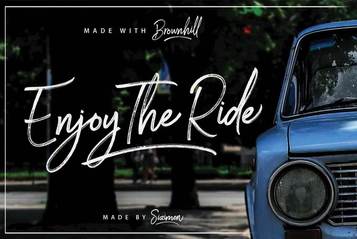 Brownhill Script Font - YouWorkForThem