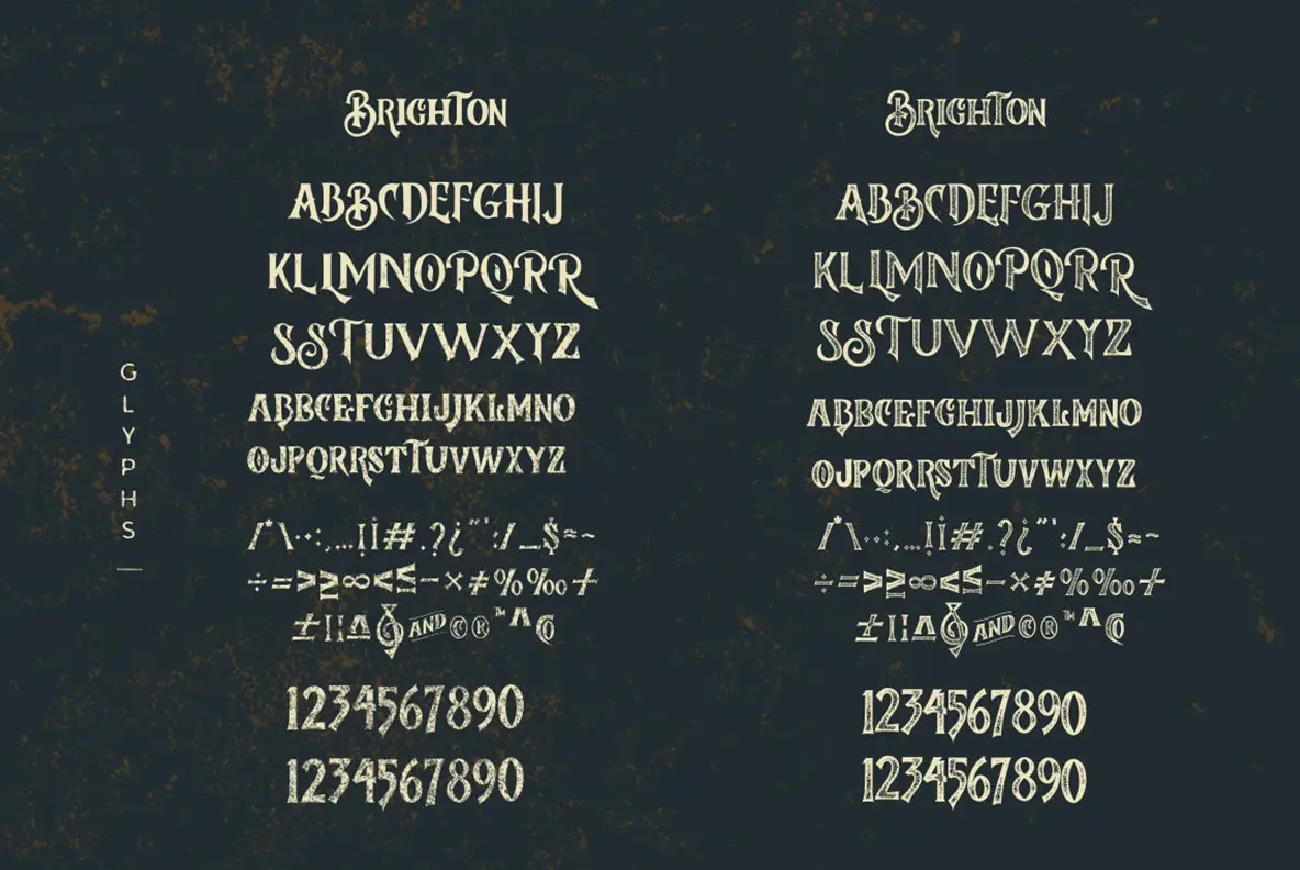 Brighton Font - YouWorkForThem