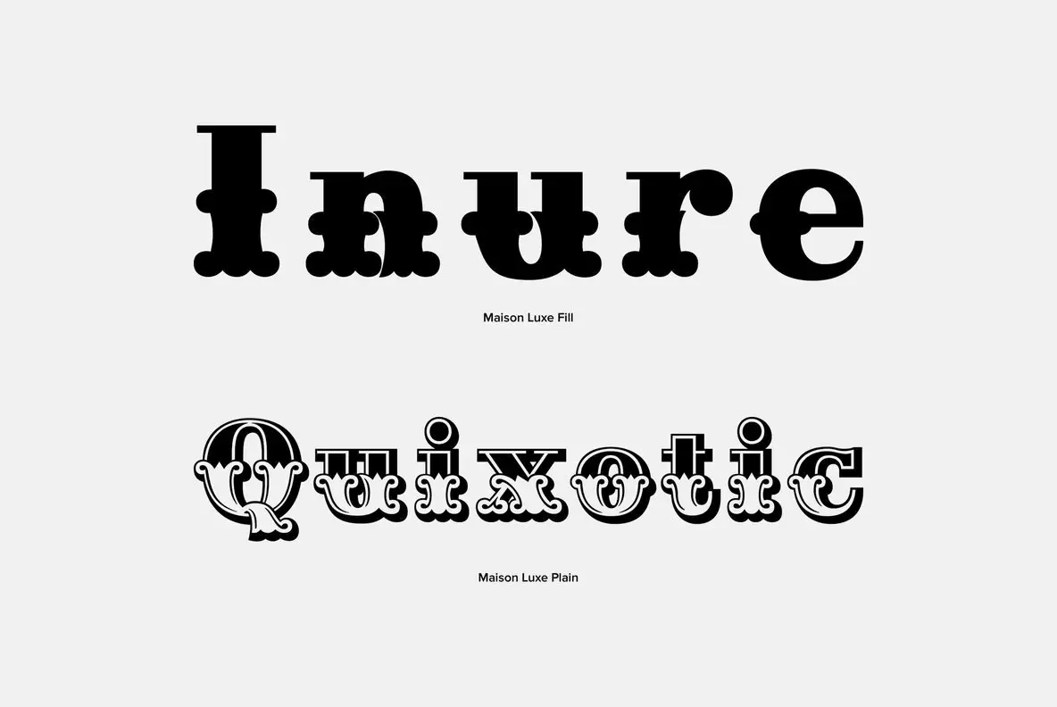 Maison Luxe Font - FontPath