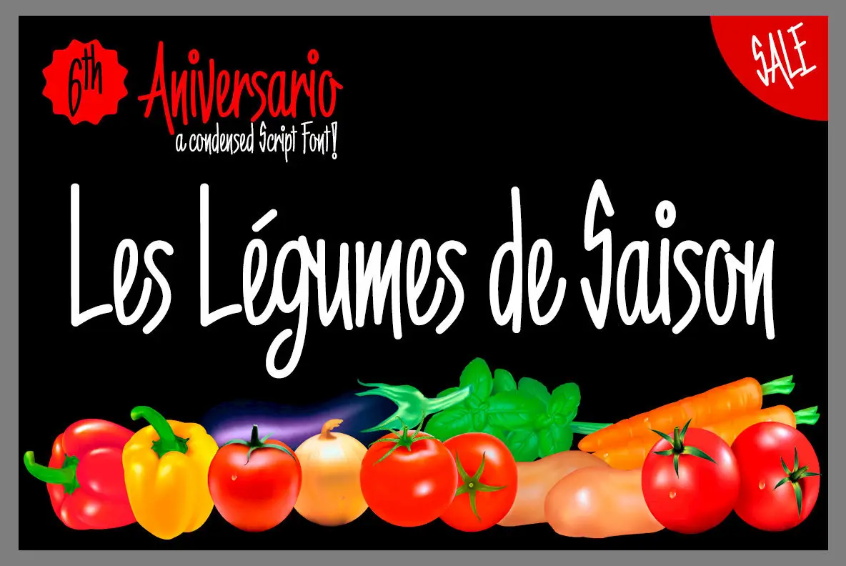 6th Aniversario Font - FontPath