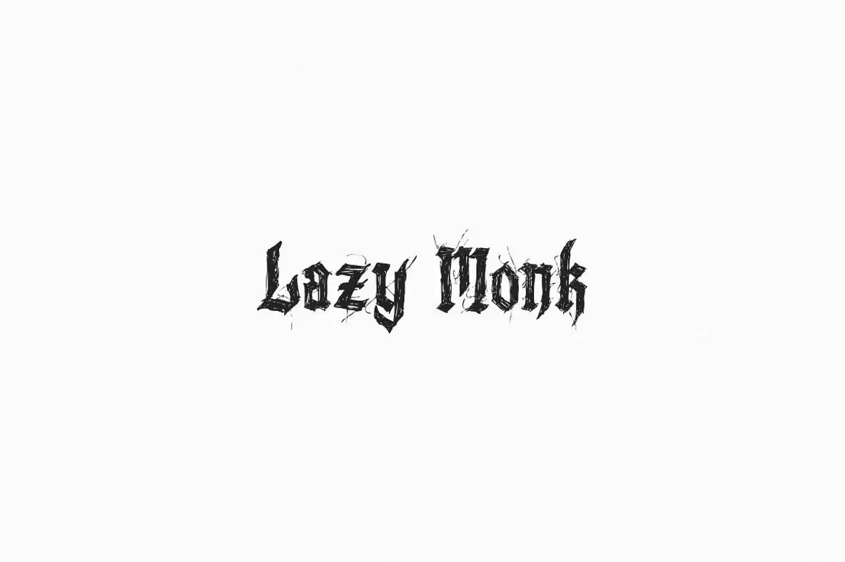 Lazy Monk Font - FontPath