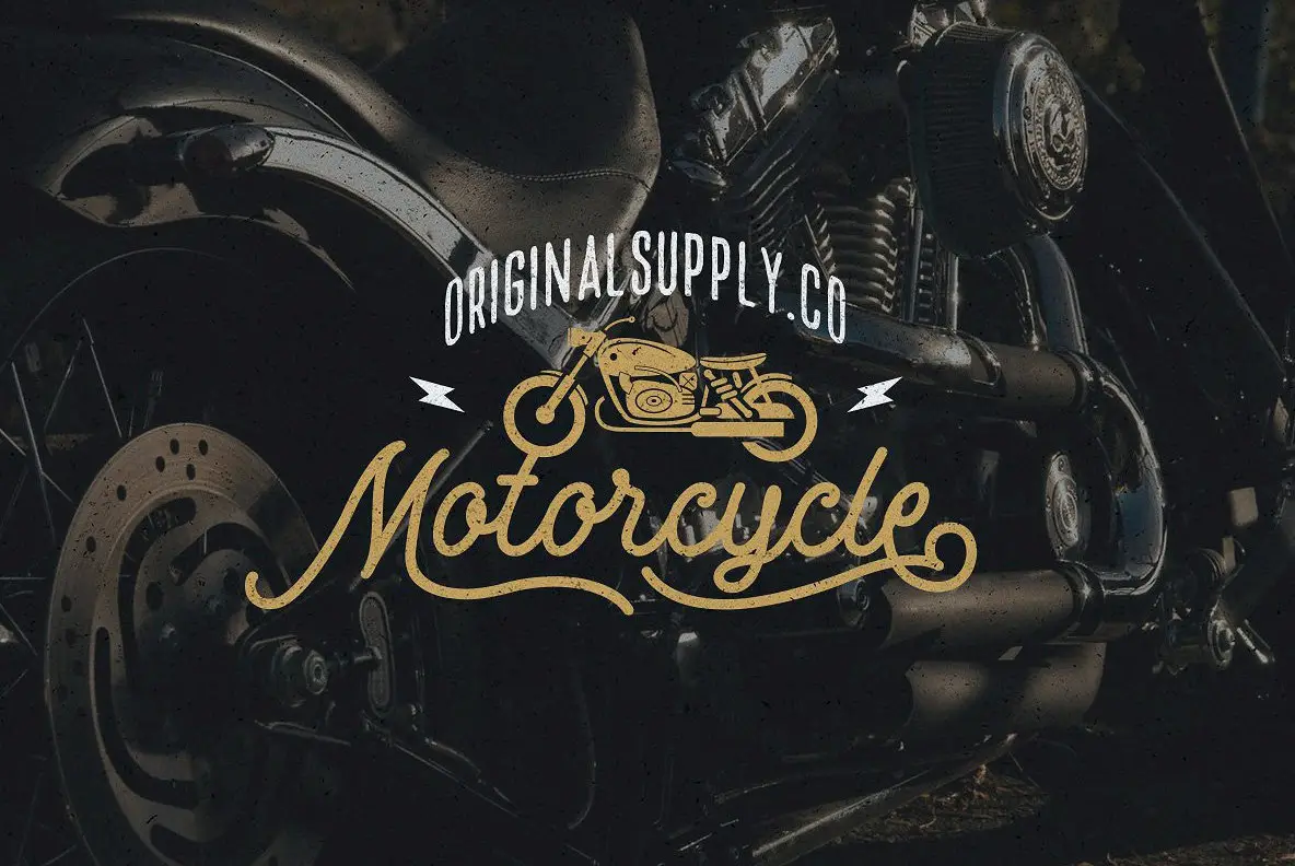 Motherline Vintage Toolbox Font - YouWorkForThem