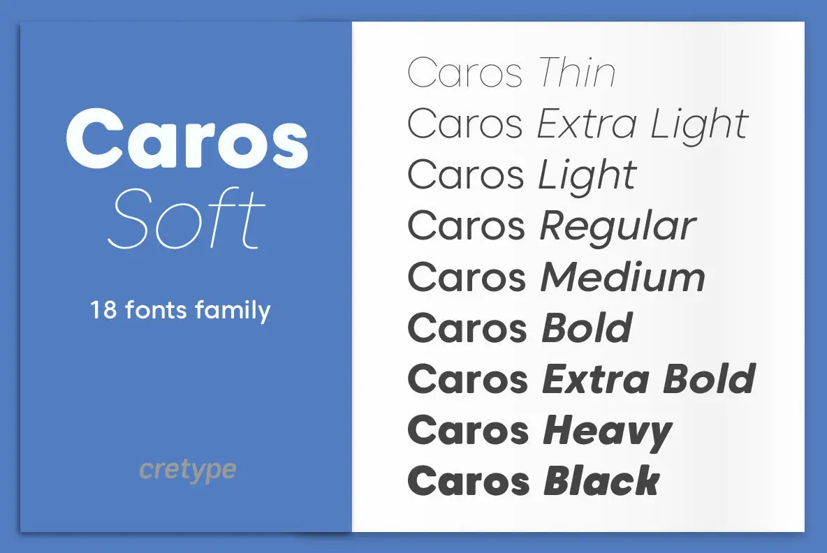Caros Soft Font - FontPath