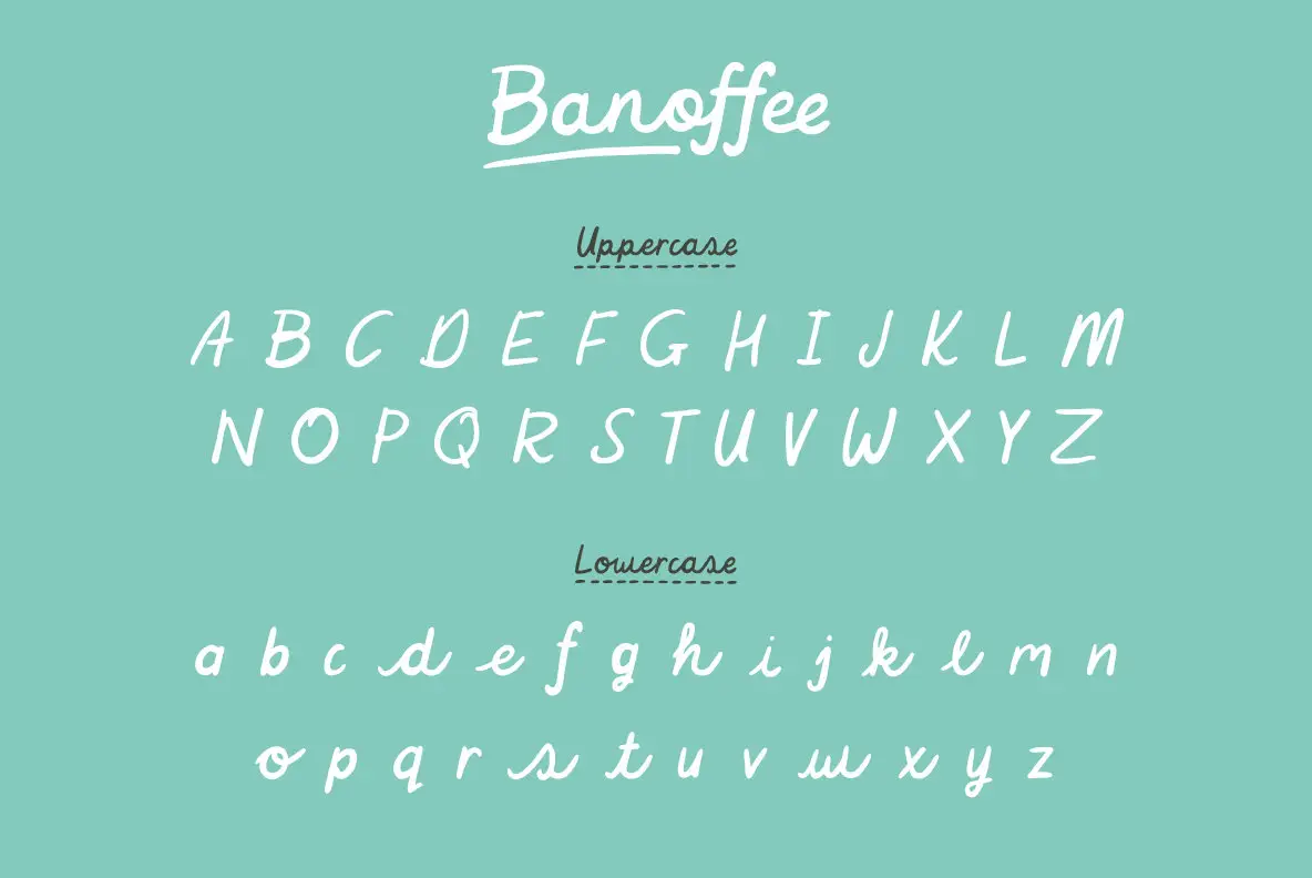 Banoffee Font - YouWorkForThem