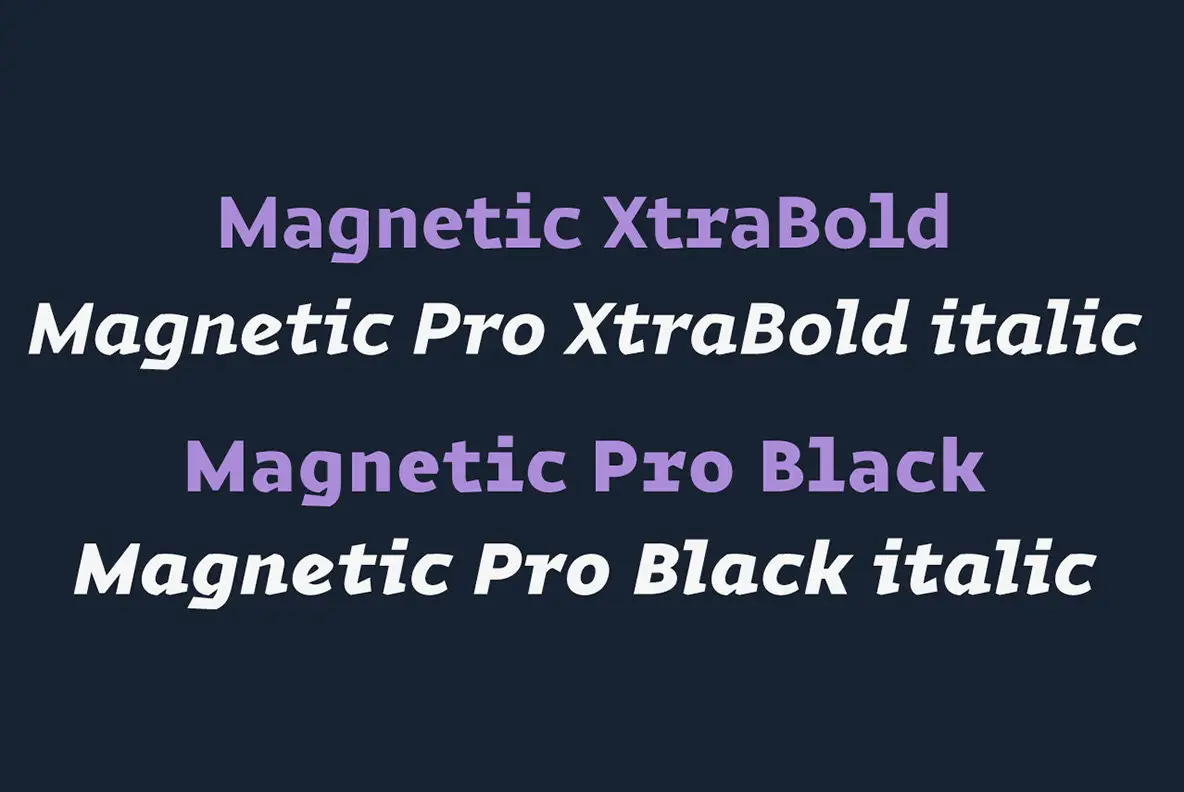 Magnetic Pro Font - FontPath