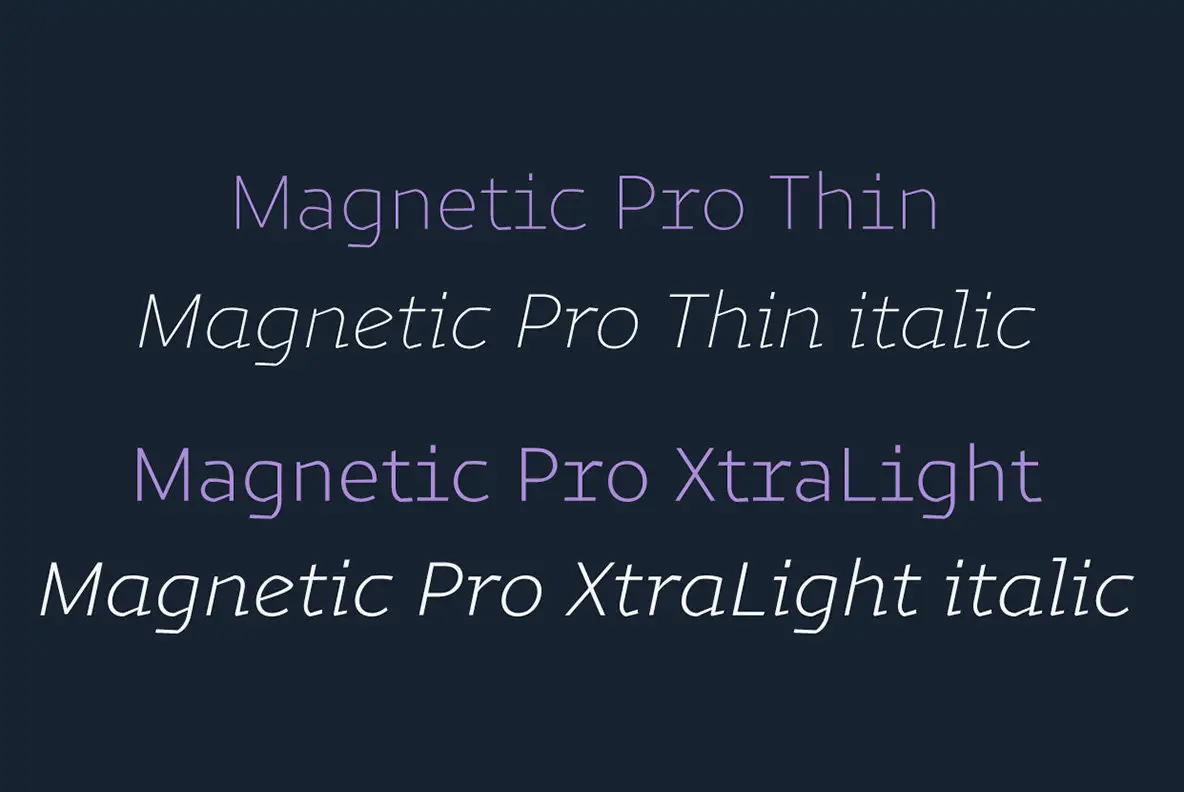 Magnetic Pro Font - FontPath