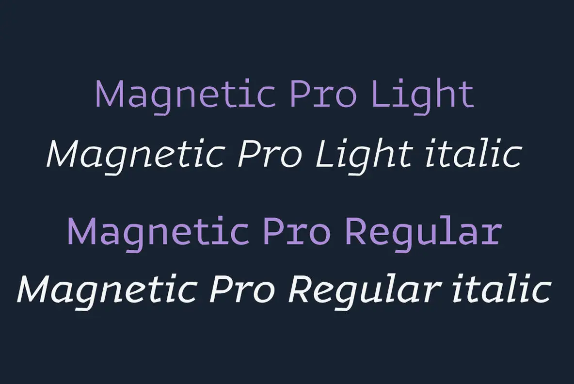 Magnetic Pro Font - FontPath
