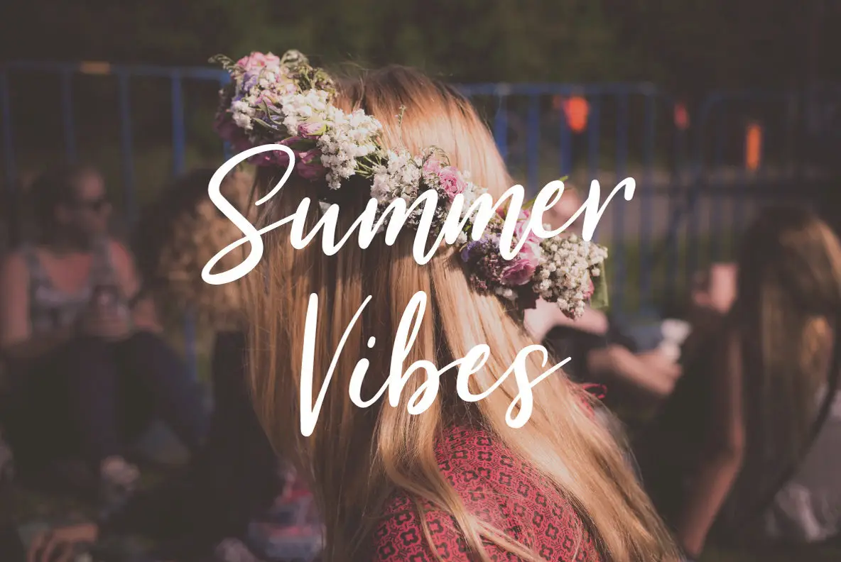 Summer Festival Font - YouWorkForThem