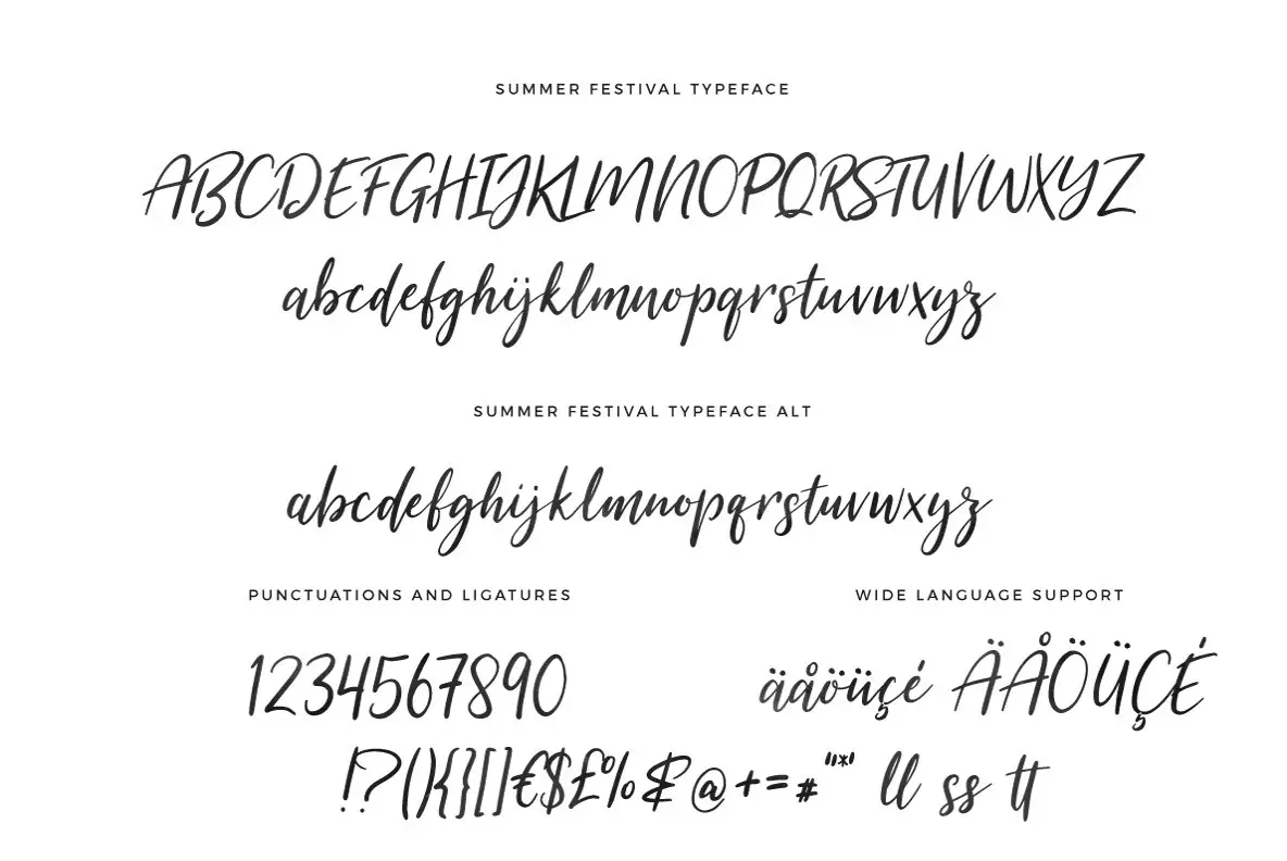 Summer Festival Font - YouWorkForThem