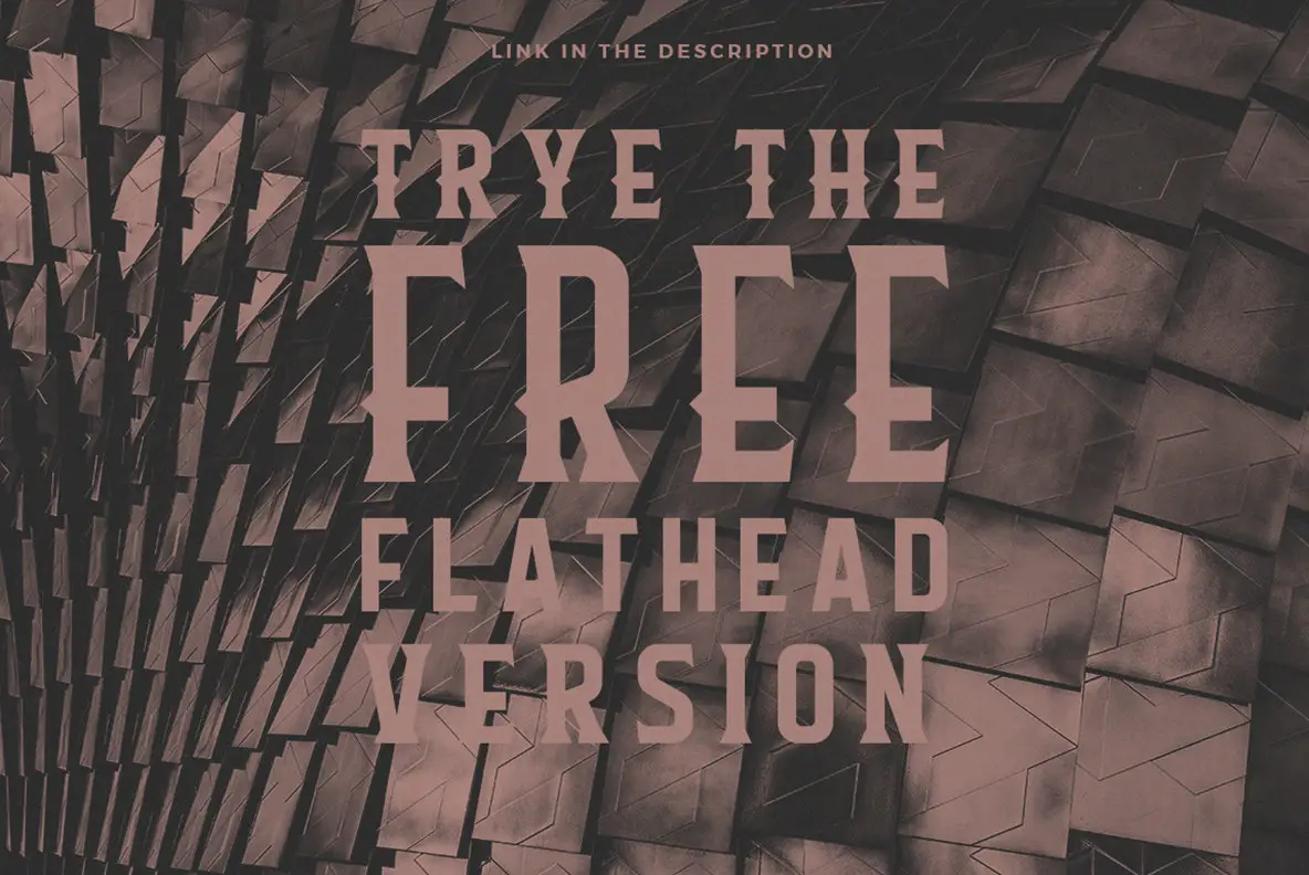 Flathead Round Font - FontPath