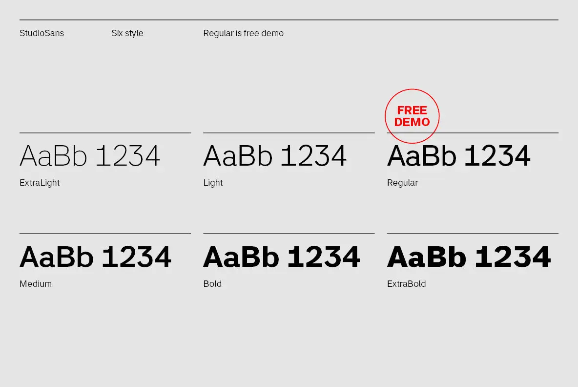 Studio Sans Font - FontPath