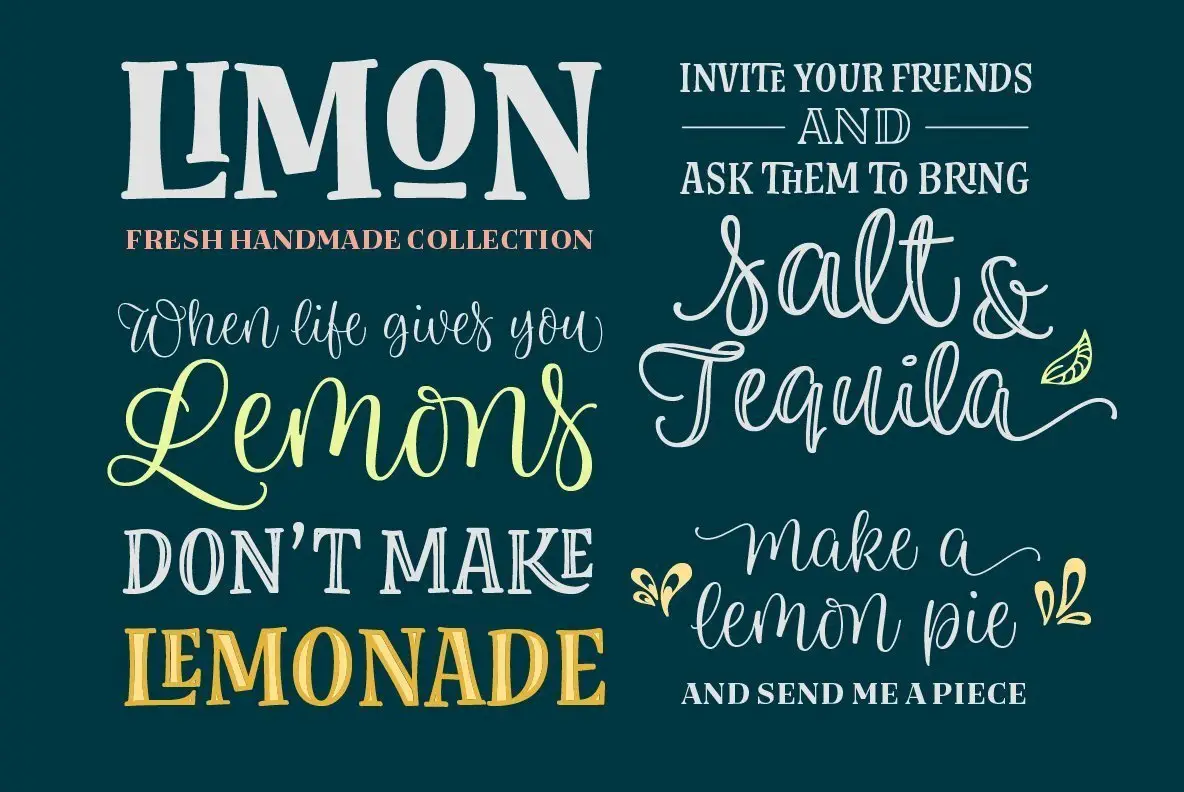 Limon Font - YouWorkForThem