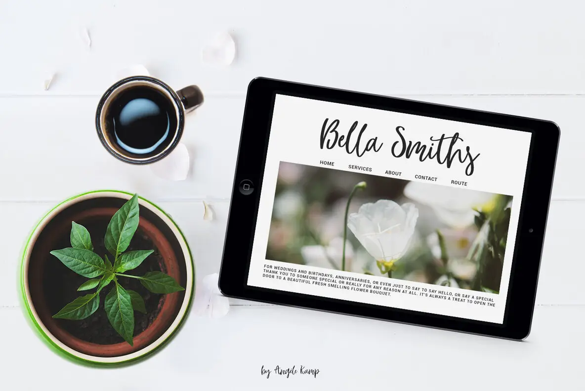 Flower Child Font - YouWorkForThem