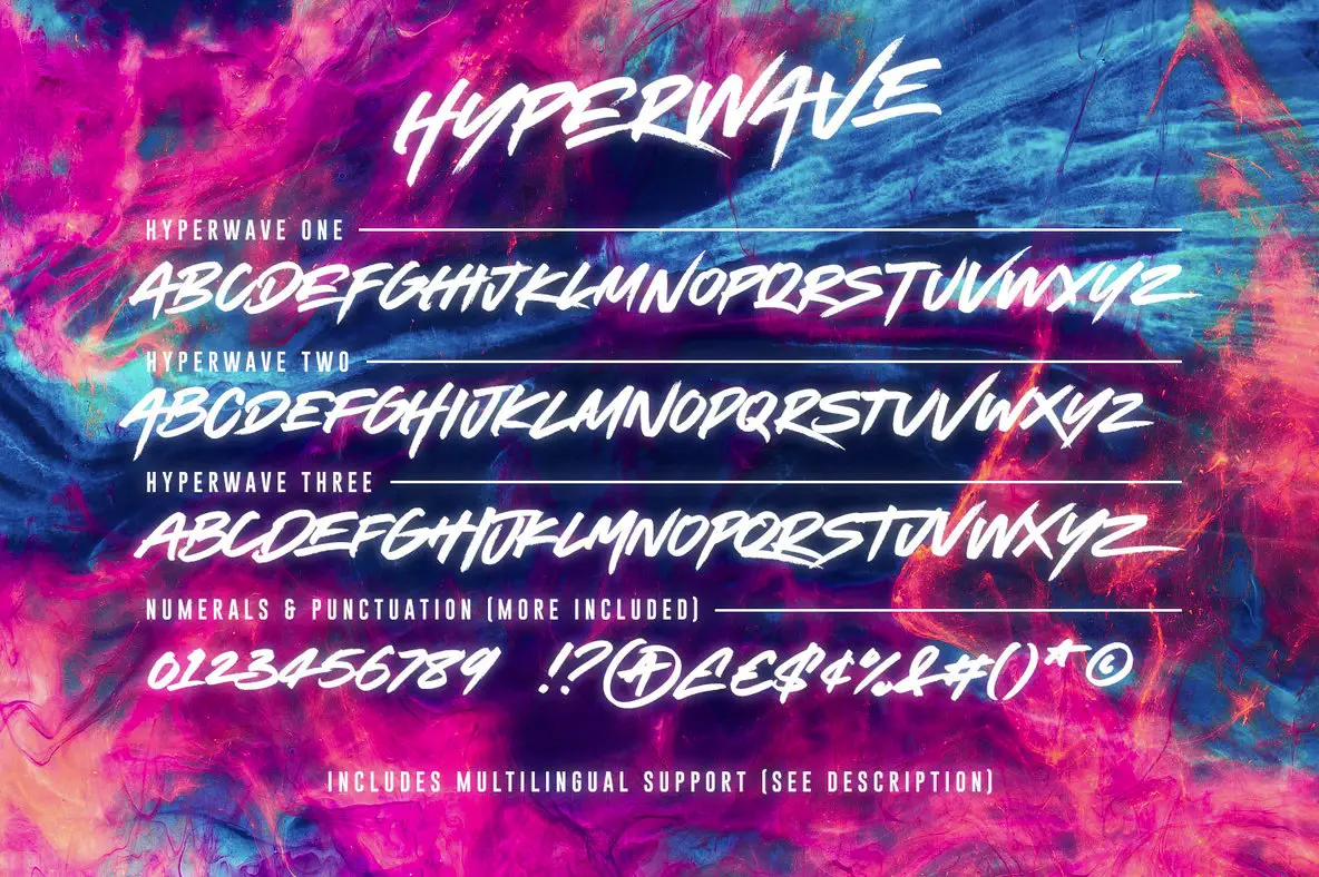 HYPERWAVE Font - YouWorkForThem