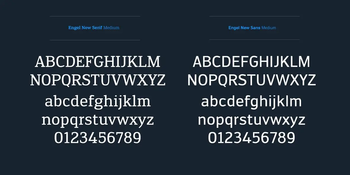 Engel New Font - YouWorkForThem