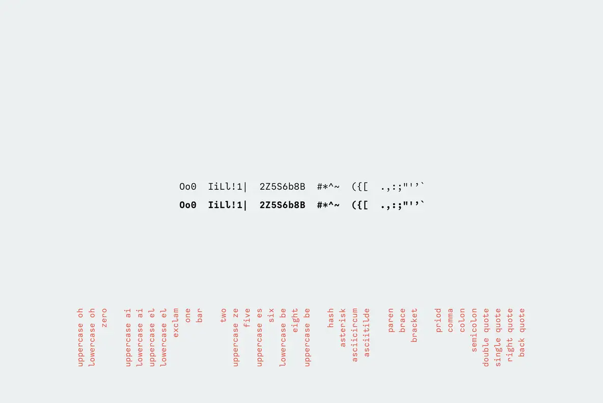 Calling Code Font - YouWorkForThem