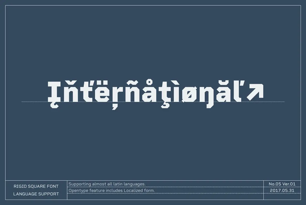 Rigid Square Font - FontPath