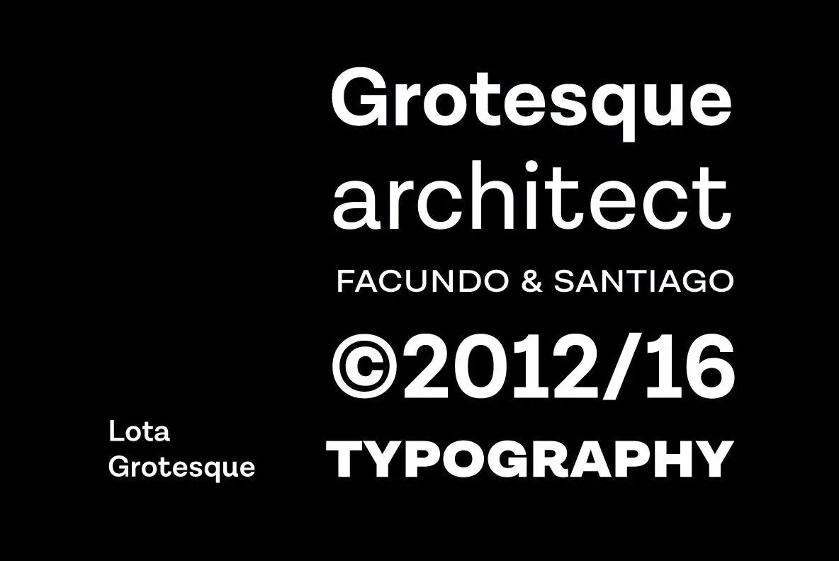 Lota Grotesque Font - FontPath