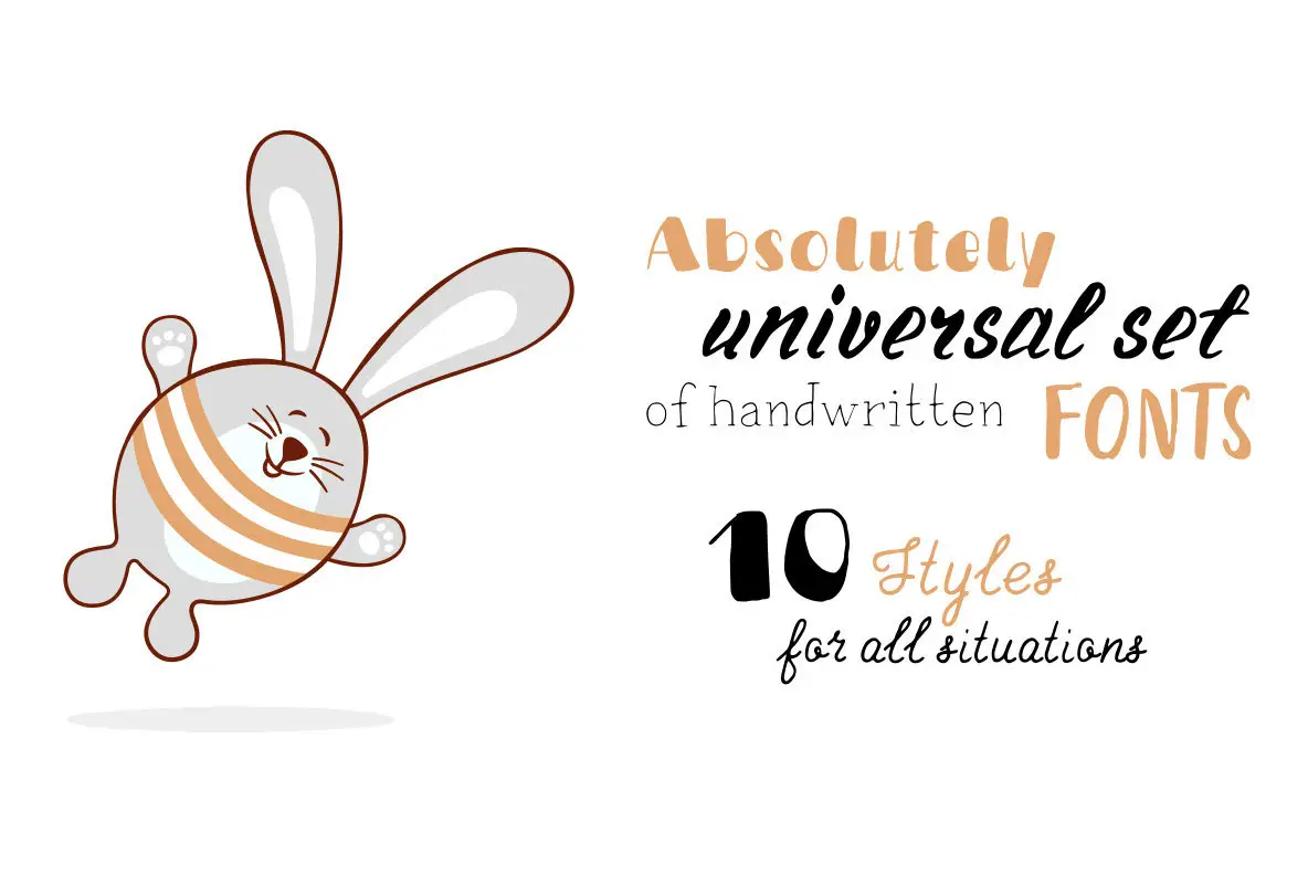 Rabbits Font - YouWorkForThem