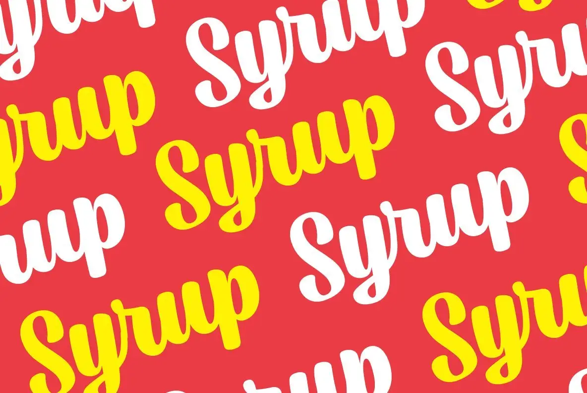 Syrup Font - YouWorkForThem