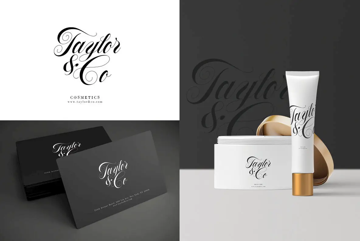 Flourish Typeface Font - YouWorkForThem