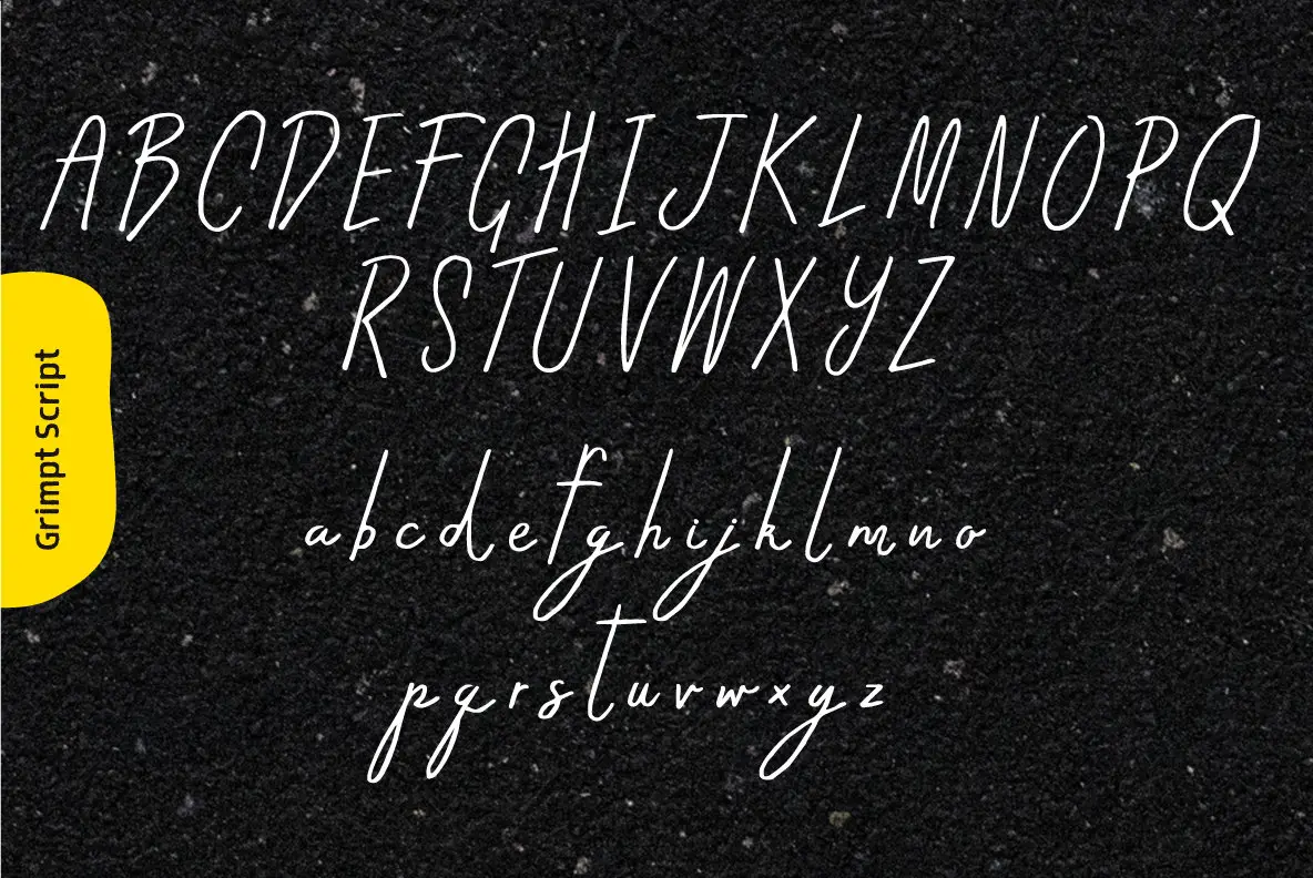 Grimpt Font - YouWorkForThem
