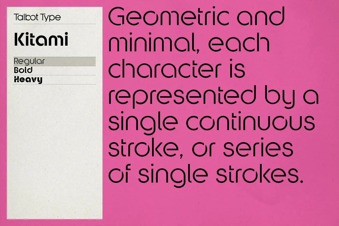 Kitami Font - YouWorkForThem
