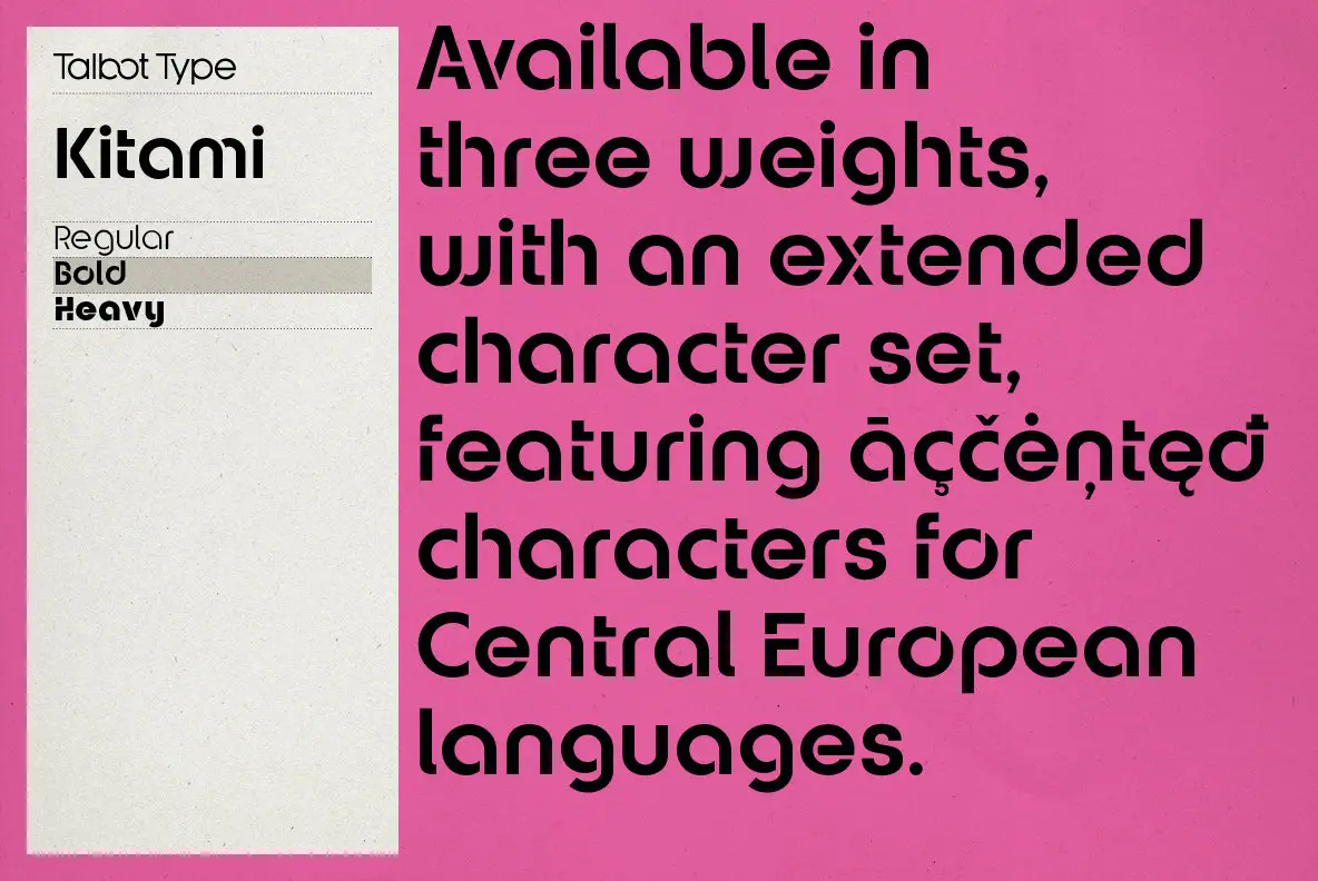 Kitami Font - YouWorkForThem