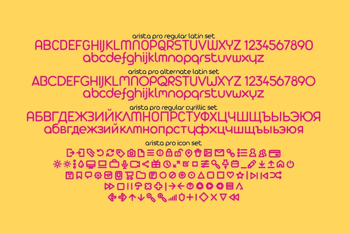 Arista Pro Font - FontPath
