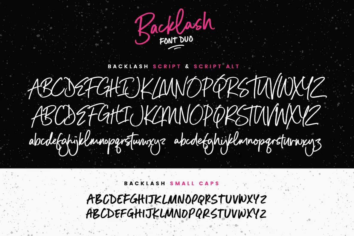 Backlash Font Duo - YouWorkForThem