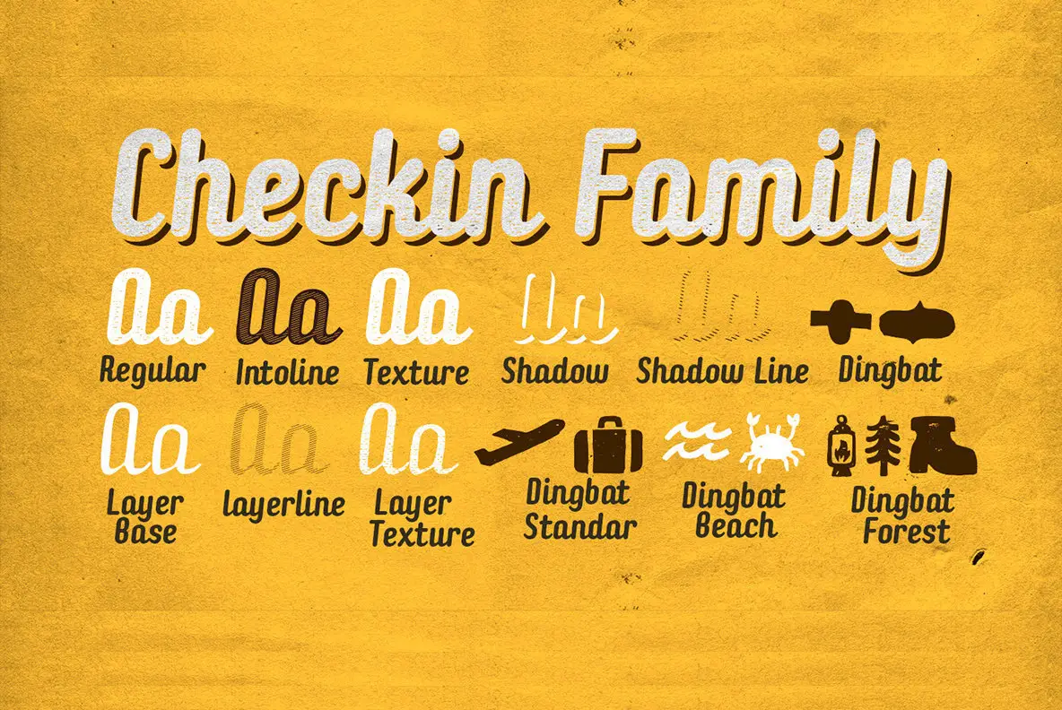 Checkin Script Font - YouWorkForThem
