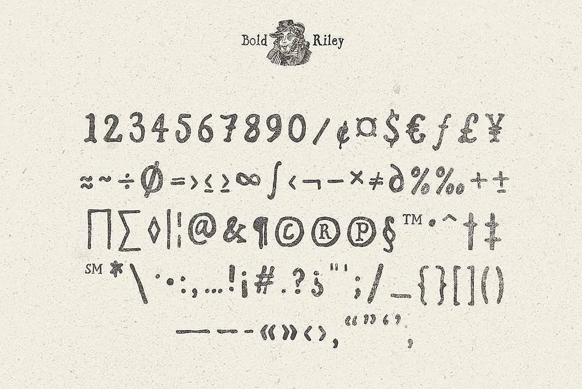 Bold Riley Font - FontPath