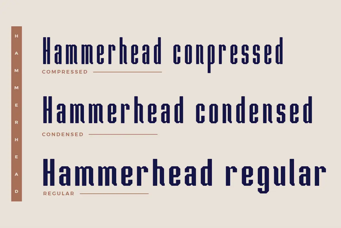 Hammerhead Font - YouWorkForThem