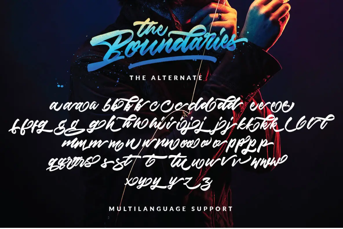 The Boundaries Font - YouWorkForThem