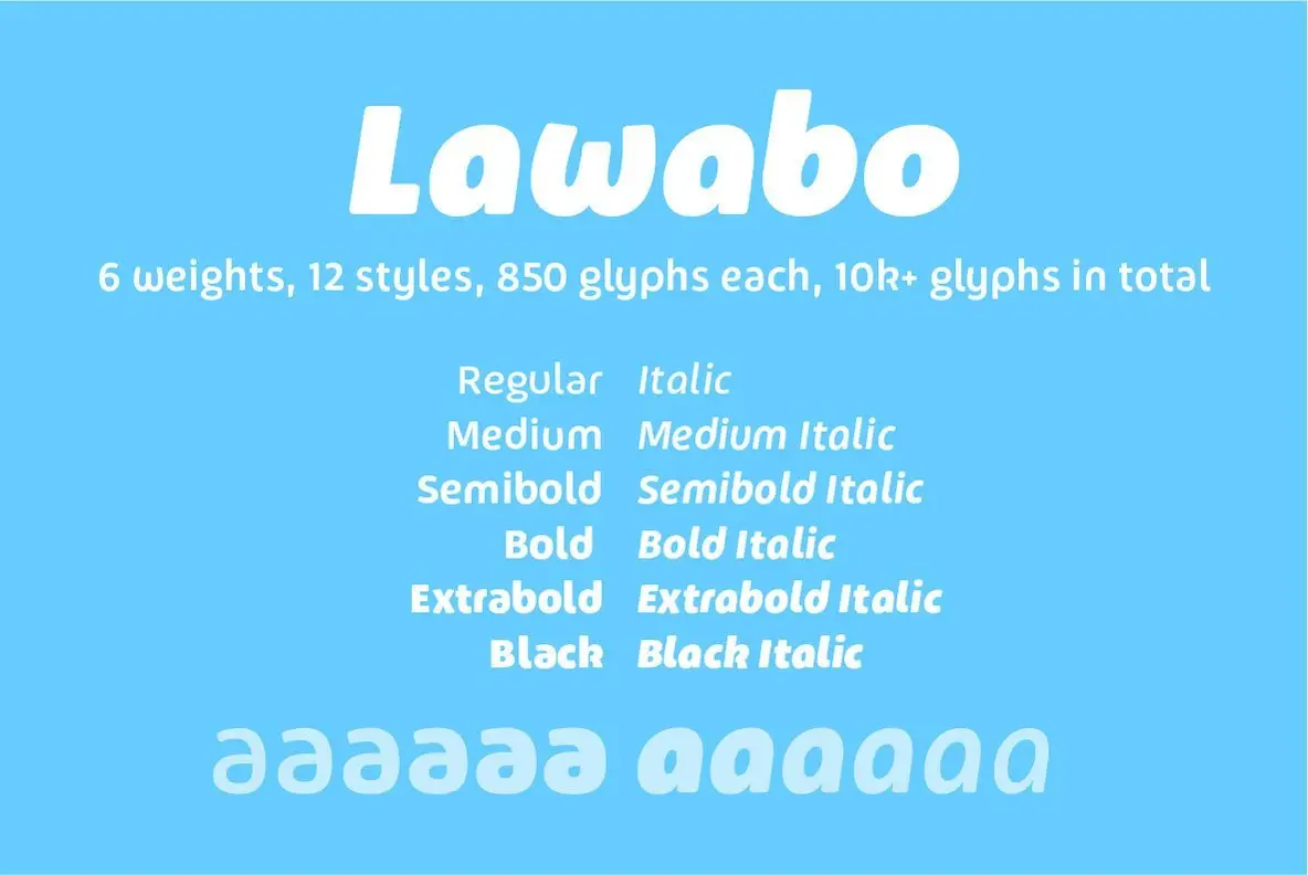 Lawabo Font - YouWorkForThem