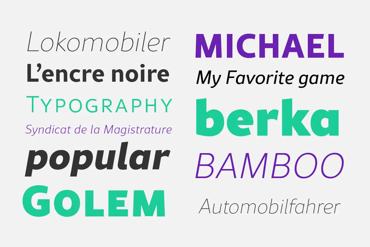 Rival Sans Font - FontPath