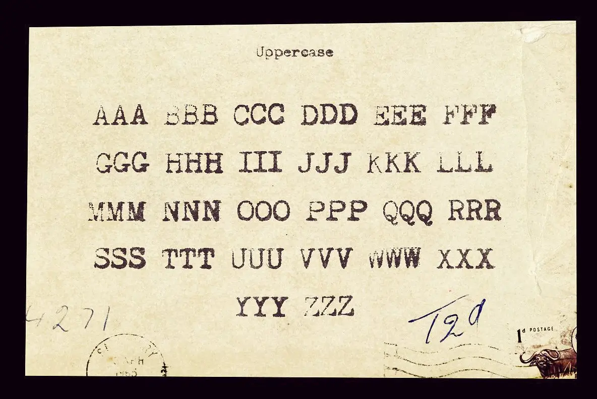 Not my type Font - YouWorkForThem