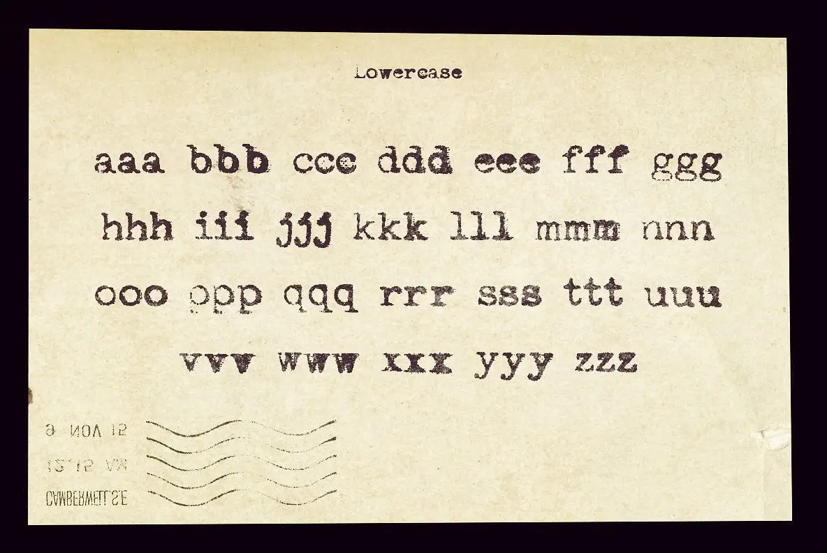 Not my type Font - YouWorkForThem